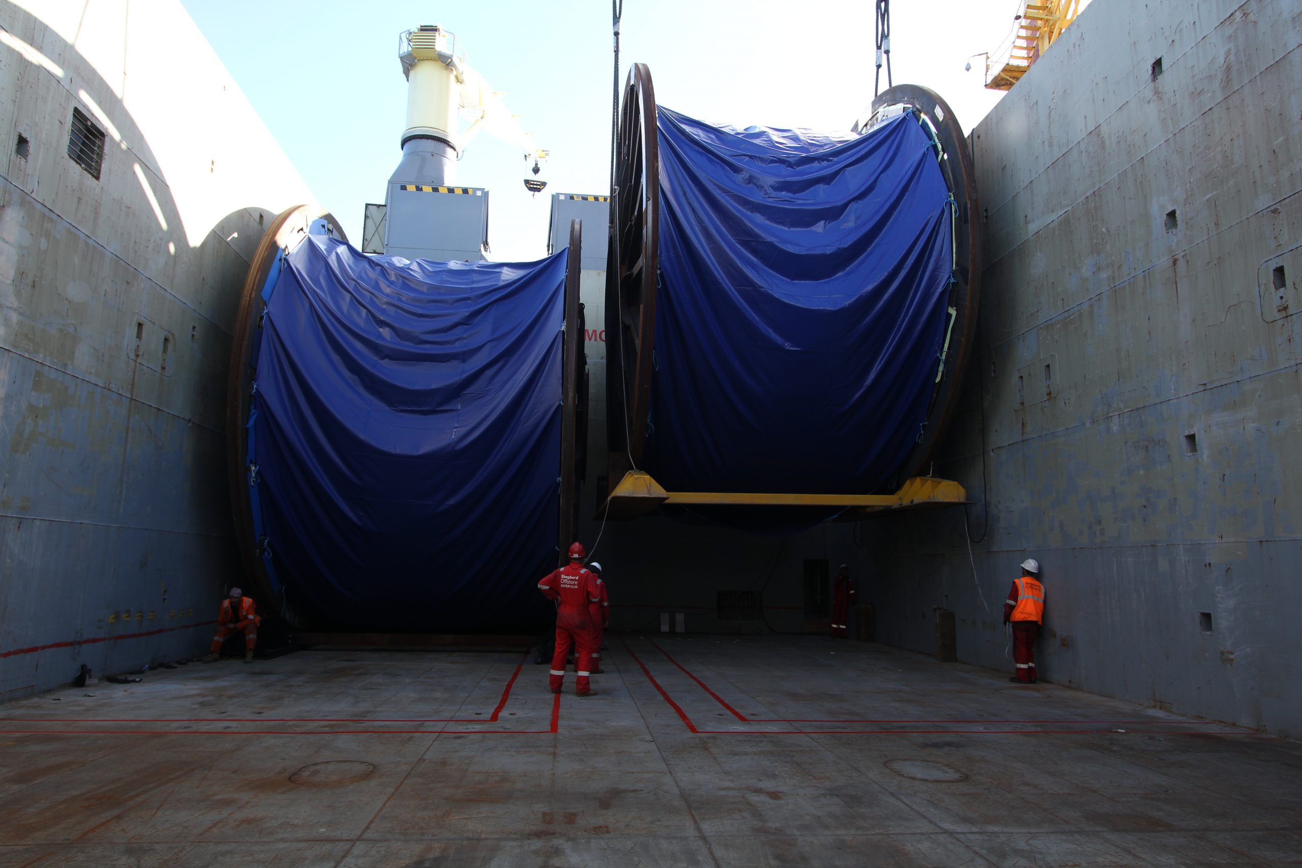 Wellstream Heavy Reel Loadout x 46 Reels | Shepherd Offshore