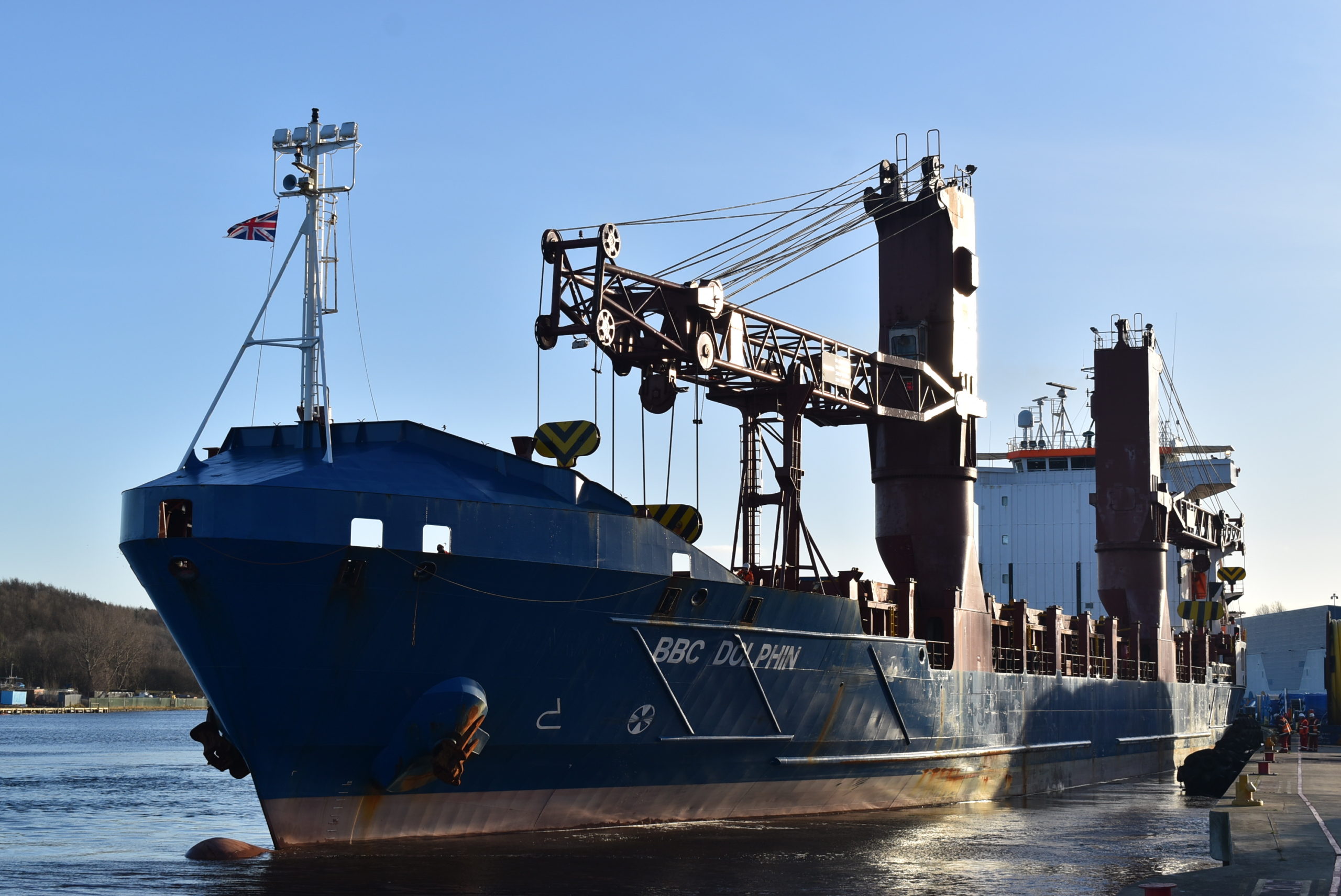 Heavy Reel Lift - 390T - to Vessel | Shepherd Offshore