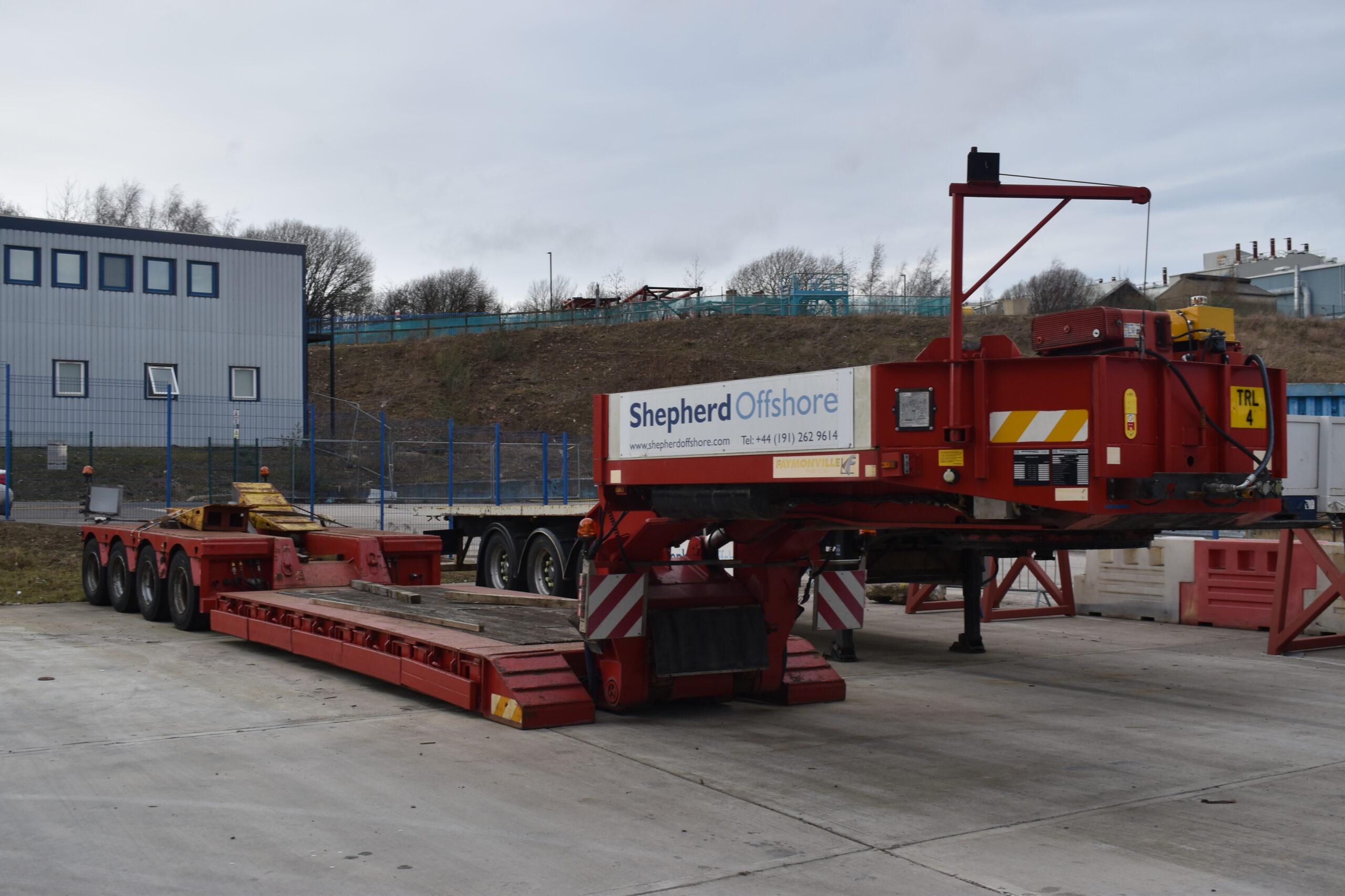 Faymonville 4 Axle Low Loader Trailer | Shepherd Offshore