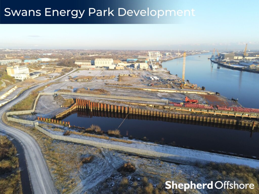 Shepherd Offshore Begins Development of Heavy Load Out Platform at Swans Energy Park | Shepherd ...